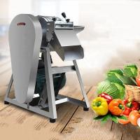 China Industrial Vegetable Cutting Machine 300kg/h Capacity with 1.5kW Motor and Adjustable 1-10mm Slice Thickness for sale