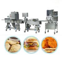 China Hamburger Patty Forming Machine Production Line 15000mm Length 4000Kg Weight Stainless Steel Food Processing Equipment for sale