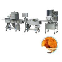 China Hamburger Patty Forming Machine Production Line 15000mm Length 4000Kg Weight Stainless Steel Food Processing Equipment for sale