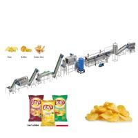China Semi-Automatic Potato Chips Production Line 50-200kg/h Capacity Frozen French Fries Making Machine for sale