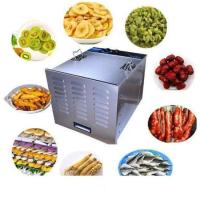 China Industrial Stainless Steel Food Dehydrator Machine 55L Capacity with Digital Temperature Control 35-68°C for sale