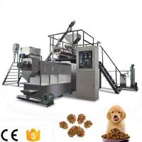 China Automatic Industrial Dry Pet Food Production Line 140-2500kg/h Dog Food Making Machine for sale
