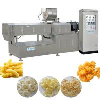China Twin Screw Corn Puff Snack Production Line 120-250 kg/hr Extruder Machine for sale