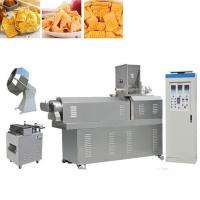 China Industrial Corn Chip Production Line 120-500kg/h Fried Snack Food Extruder Machine for sale