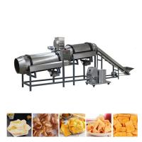 China Industrial Corn Chip Production Line 120-500kg/h Fried Snack Food Extruder Machine for sale