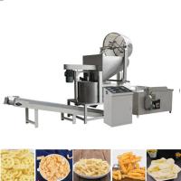 China Industrial Corn Chip Production Line 120-500kg/h Fried Snack Food Extruder Machine for sale