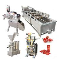 China Tomato Paste Production Line 500-800 kg/h with Grinding Machine 2-50um for sale
