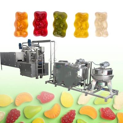 China Full Automatic Gummy Candy Making Machine 300kg/h Jelly Food Processing Line for sale