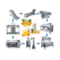 China Fruit Pulp Juice Concentrate Beverage Making Machine Mango And Pineapple Fruit Juice Production Line for sale