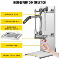 China Commercial Manual Vegetable Chopper Machine with 80-100kg/Hour Capacity and 304 Stainless Steel Cutting Discs for sale