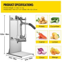 China Commercial Manual Vegetable Chopper Machine with 80-100kg/Hour Capacity and 304 Stainless Steel Cutting Discs for sale