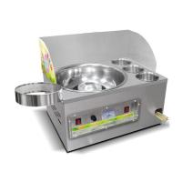 China Commercial Dual-Power Cotton Candy Machine 850W-1000W with Gas & Electric Heating Options for sale