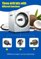 China Automatic Stainless Steel Electric Coconut Processing Machine Grater Coconut Meat Grinder Grinding Grating Scraper for sale