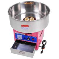 China Commercial Electric Cotton Candy Machine 1.08kW 1.8kg/hr Capacity with 520mm Stainless Steel Bowl for sale