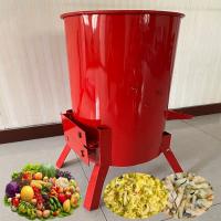 China Industrial Fruit Vegetable Ginger Crusher Machine 2200W 400-1000kg per Hour for sale