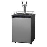 China Commercial Beer Dispenser Machine 600x600x890mm Air Cooled Kegarator 220V 50Hz for sale