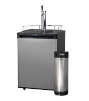 China Commercial Beer Dispenser Machine 600x600x890mm Air Cooled Kegarator 220V 50Hz for sale