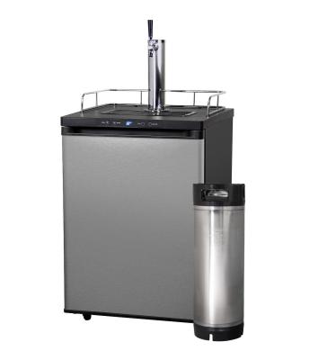 China Commercial Beer Dispenser Machine 600x600x890mm Air Cooled Kegarator 220V 50Hz for sale