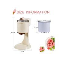 China Mini Portable Soft Ice Cream Maker Machine 1000ml Capacity 10 Minute Fast Production for sale