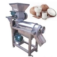 China Industrial Spiral Fruit Juice Squeezing Machine 2-20kW with 0.5-5t/h Capacity for Coconut Milk Extraction for sale