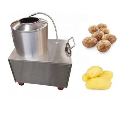 China Stainless Steel Vegetable Washing Peeling Machine 150-500kg/h Capacity 1500W Power for Cassava Potato Carrot Processing for sale