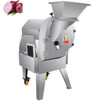 China Automatic Vegetable Carrot Potato Cucumber Onion Cutting Machine Commercial Small for sale