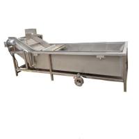 China RK-400 Industrial Vegetable Fruit Washing Machine - 2000kg/hour Capacity, 3.7KW Power, SUS304 Stainless Steel for sale