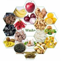China RK-400 Industrial Vegetable Fruit Washing Machine - 2000kg/hour Capacity, 3.7KW Power, SUS304 Stainless Steel for sale