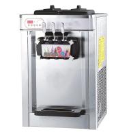 China Stainless Steel Commercial Soft Serve Ice Cream Machine 220V 1.85kw 3 Flavors for sale