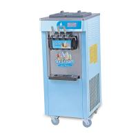 China Commercial Three Flavor Soft Serve Ice Cream Machine 16-38L/H 220V Stainless Steel for sale