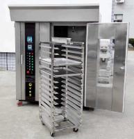 China 32-Tray Rotating Bread Oven Stainless Steel Gas Electric 50kW 380V Industrial Baking Equipment for sale
