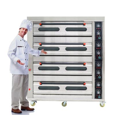 China Electric Commercial Oven for Bakery Pizza Restaurant 1 Deck 2 Trays 6.6KW 220V for sale