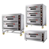 China Electric Commercial Oven for Bakery Pizza Restaurant 1 Deck 2 Trays 6.6KW 220V for sale