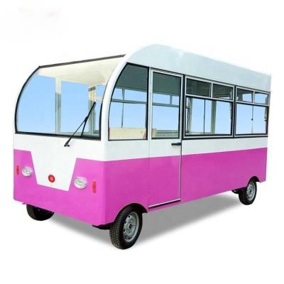 China Custom Electric Food Truck 3.5m Stainless Steel Mobile Kitchen for Sale for sale