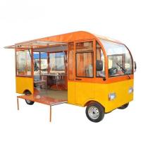 China Custom Electric Food Truck 3.5m Stainless Steel Mobile Kitchen for Sale for sale