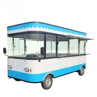 China Custom Electric Food Truck 3.5m Stainless Steel Mobile Kitchen for Sale for sale