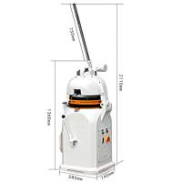 China 380V Electric Semi-Automatic Dough Divider Rounder Machine AH-30 | 650×540×2100mm | 1KW Power for sale