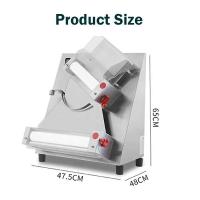 China AH-P30 Pizza Dough Press Machine 450W 220V with 0.5-5.5mm Roller Adjustment for 3-18 Inch Pizzas for sale