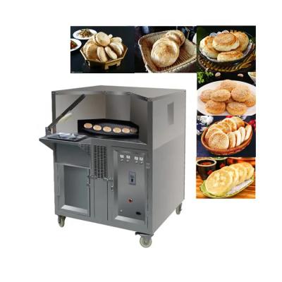 China Commercial Gas Pita Bread Oven 70x80x90cm 300pcs/h Automatic 110-220V Rotary Baking Machine for sale
