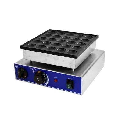 China Commercial 25 Hole Electric Mini Pancake Machine 850W Stainless Steel Non Stick Muffin Maker for sale