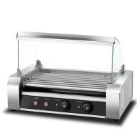 China Commercial Hot Dog Making Machine with Dual Temperature Control - 7 Tube Model, 1.2KW Power, 50-250℃ Range for sale
