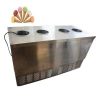 China Turkish Ice Cream Machine 220V 1300W Stainless Steel Hard Ice Cream Maker 20L for sale