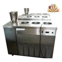 China Turkish Ice Cream Machine 220V 1300W Stainless Steel Hard Ice Cream Maker 20L for sale