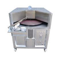 China Automatic Small Rotary Pita Bread Oven 860x860x1080mm 85kg Stainless Steel Bakery Machine for sale