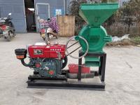 China Commercial Grain Corn Grinder Machine 250kg/h Capacity 3-5kW Industrial Mill for Rice & Millet for sale