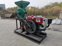China Commercial Grain Corn Grinder Machine 250kg/h Capacity 3-5kW Industrial Mill for Rice & Millet for sale