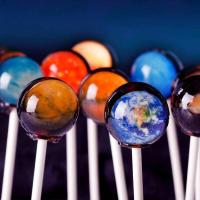 China Galaxy starry sky lollipop candy making machine for sale