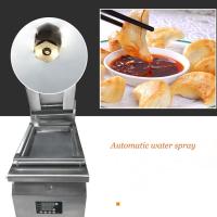 China Double Cylinder Fried Dumpling Machine 220V 3000W Stainless Steel Industrial Automatic Gyoza Maker for sale