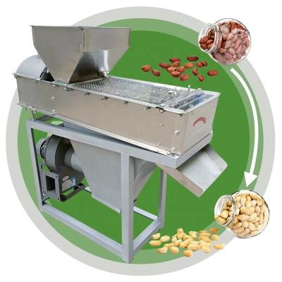 China Dry Pine Nut Red Skin Groundnut Peeler Small Peanut Peeling Machine Automtic for sale