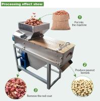 China Dry Pine Nut Red Skin Groundnut Peeler Small Peanut Peeling Machine Automtic for sale